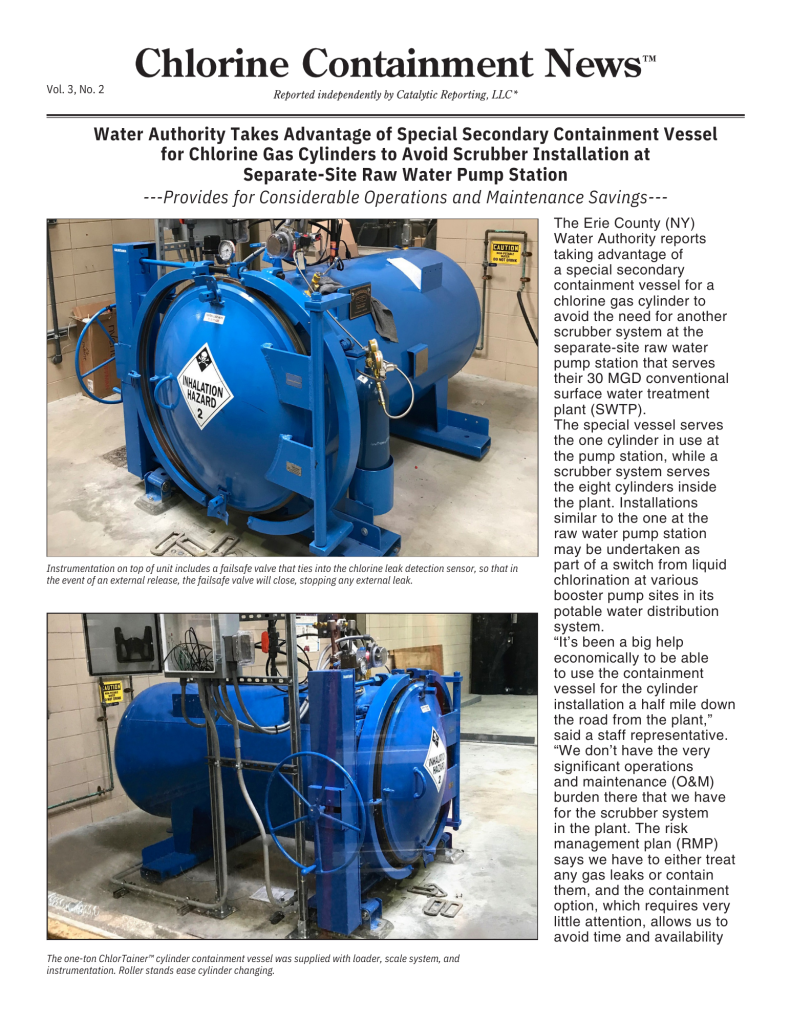 ChlorTainer Case Studies - Chlorine Containment Company